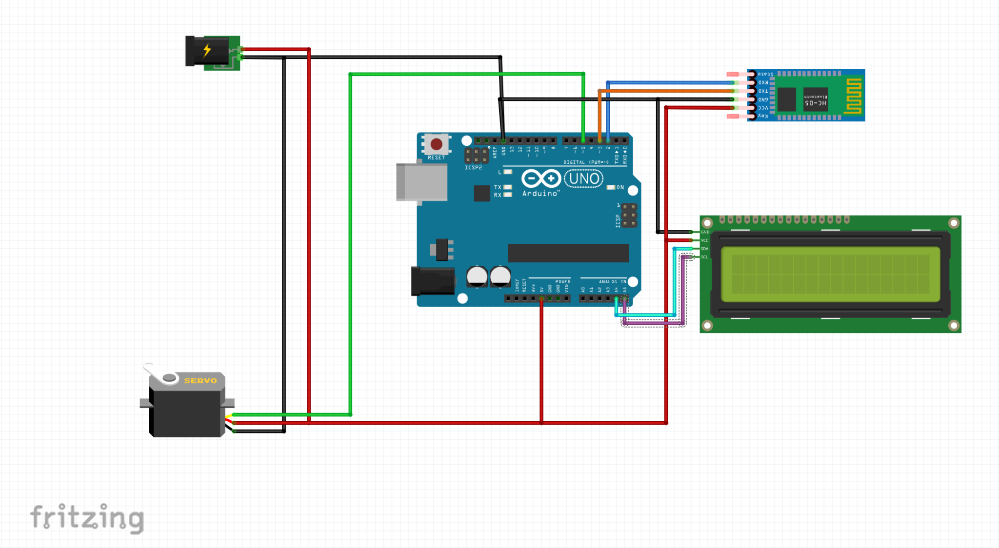 Bluetooth App Controlled Smart Door Using Arduino - Smartthings