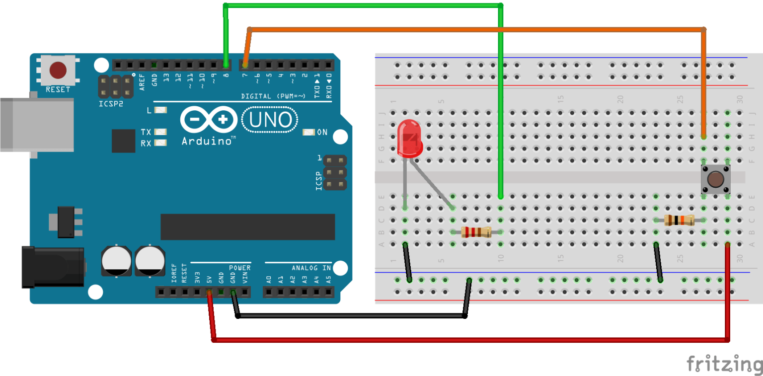 How To Control An LED With A Button and Arduino - Smartthings