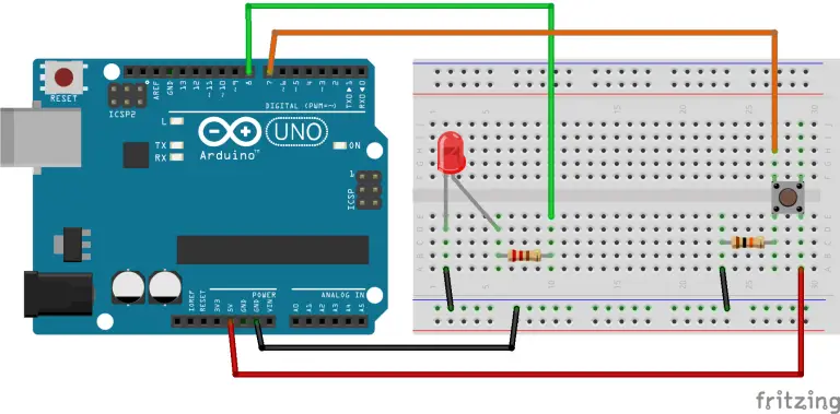 How To Control An LED With A Button and Arduino - Smartthings