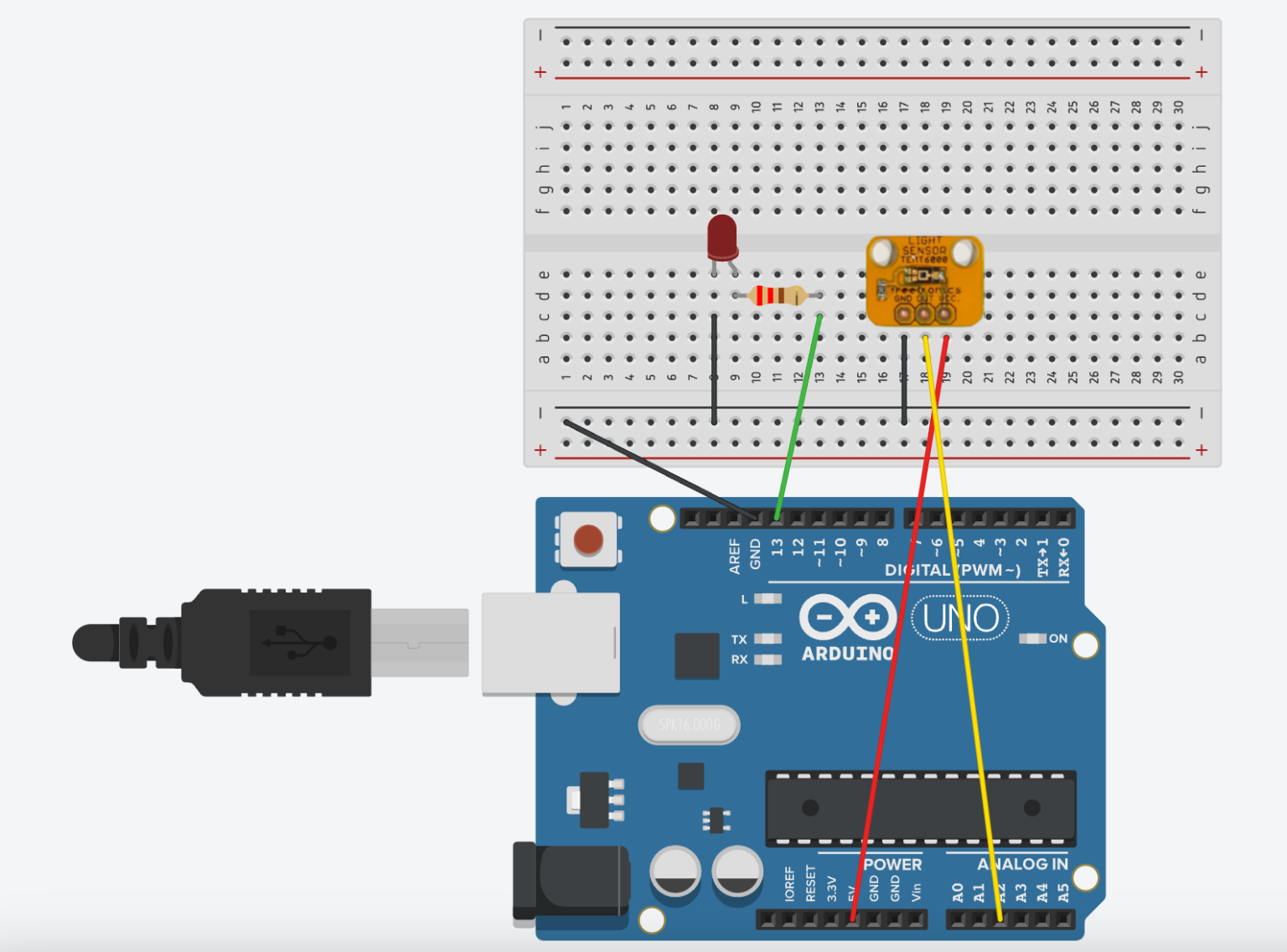 Light-Activated LED: Use an LDR to Turn An LED On In The Dark - Smartthings