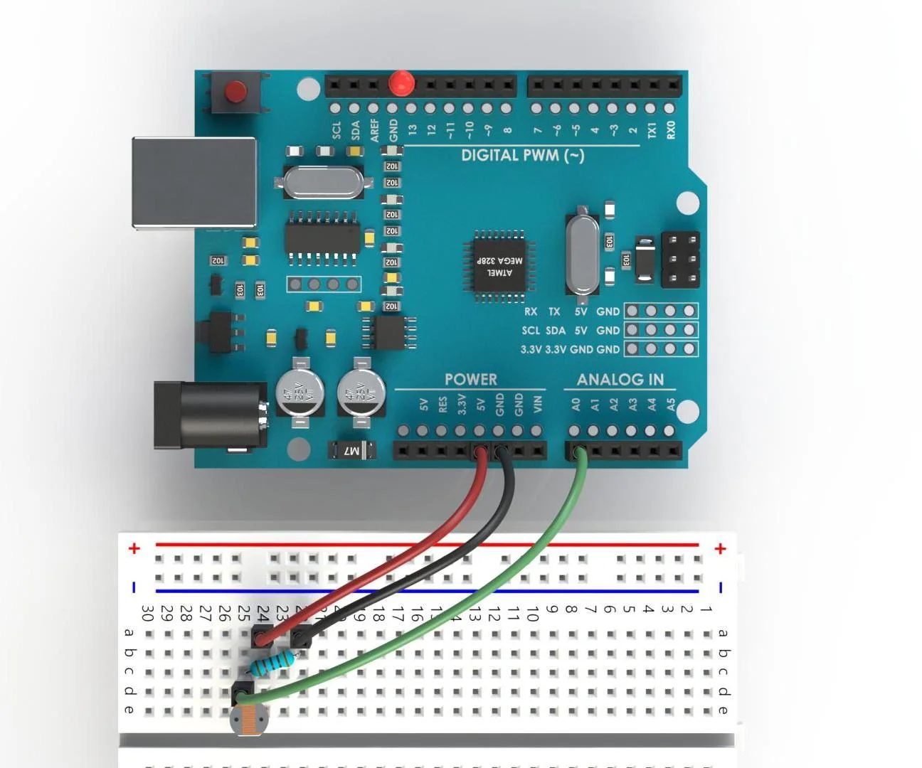 Light-Activated LED: Use an LDR to Turn An LED On In The Dark - Smartthings